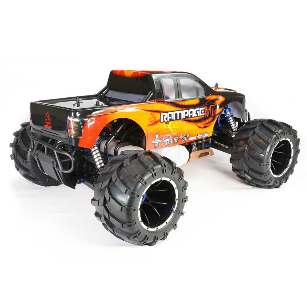 Rampage MT V3 RC Monster Truck - 1:5 Gas Powered Monster Truck – Redcat ...