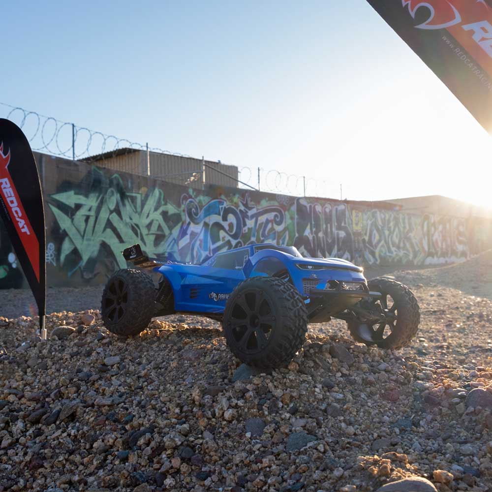 Redcat Piranha TR10 RC Car - 1:10 Brushed 2WD Electric Truggy – Redcat ...